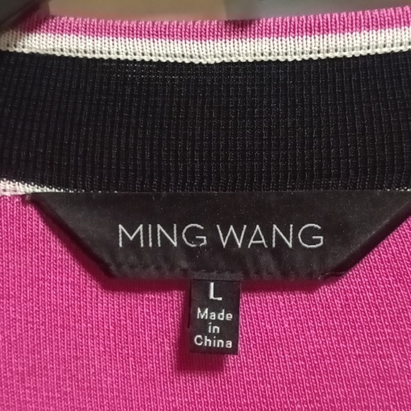 Ming Wang | Jackets & Coats | Final Price Nwot Ming Wang Pink ...